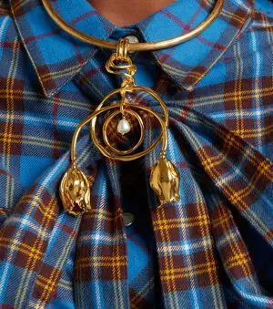 Chloé Plated Pearl Necklace