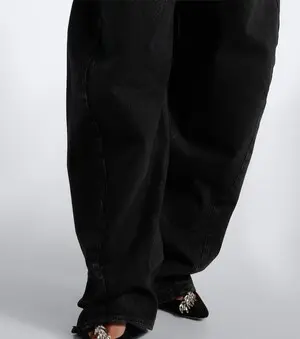 Balenciaga Mid-rise Barrel-leg Jeans