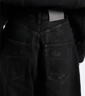 Balenciaga Mid-rise Barrel-leg Jeans