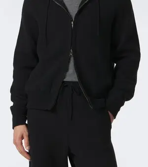 Fendi Cashmere-blend Zip-up Hoodie