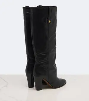 Chloé Anouk Leather Knee-high Boots - Black