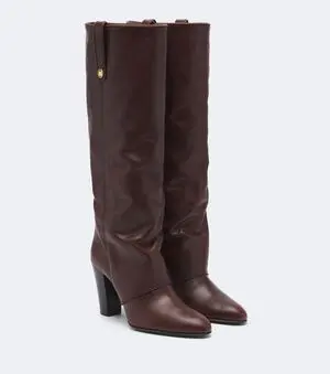 Chloé Chloé Anouk Leather Knee-high Boots Brown