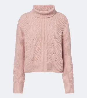Moncler Wool, Alpaca, And Cashmere Turtleneck Sweater