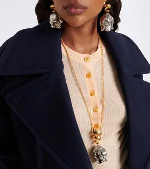 Chloé Laiton Embellished Necklace