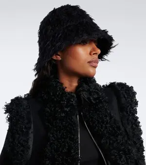 Fendi Wool-blend Hat - Black