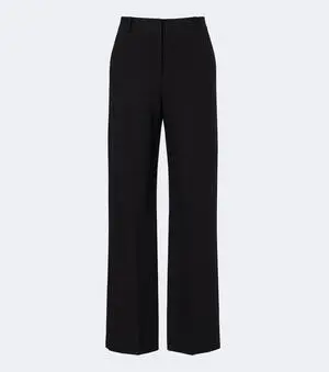 Fendi Silk And Cotton Wide-leg Pants