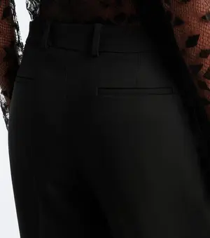 Fendi Silk And Cotton Wide-leg Pants