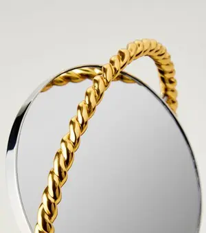 L'Objet X Jessica Mccormack Stainless Steel Vanity Mirror