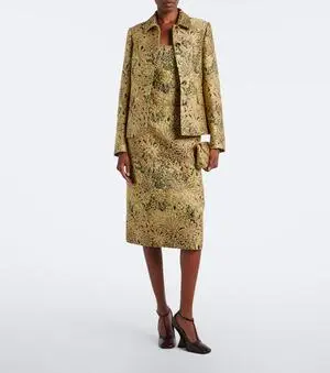 Dries Van Noten Floral Jacquard Top