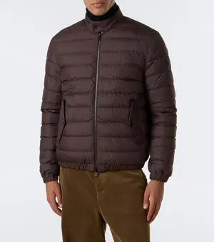 Moncler Ebrodel Reversible Wool-blend Down Jacket