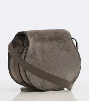 Chloé Marcie Small Suede Crossbody Bag