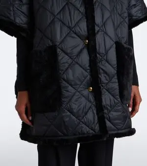 Moncler Reversible Hooded Quilted Cape