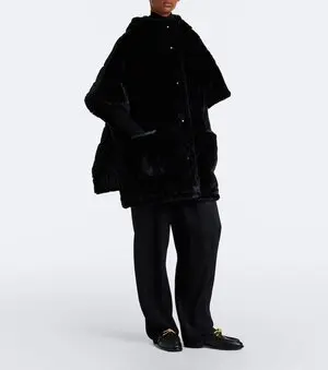 Moncler Reversible Hooded Quilted Cape