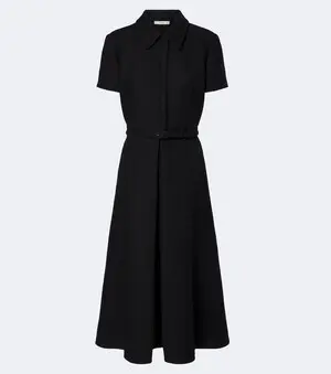 Fendi Wool-blend Bouclé Midi Dress