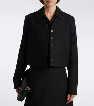 Fendi Wool-blend Bouclé Jacket