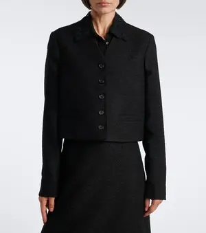 Fendi Wool-blend Bouclé Jacket
