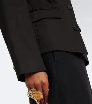 Dries Van Noten Embellished Cotton Jacket