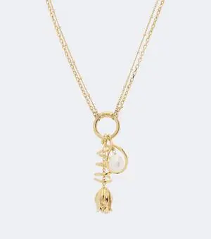 Chloé Embellished Pendant Necklace
