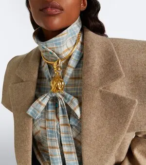 Chloé Floral Pendant Necklace - Gold