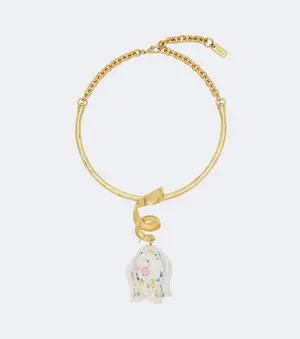 Chloé Floral Pendant Necklace - Gold