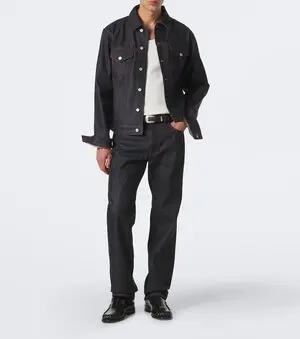 Acne Studios Re-edition Logo Denim Jacket