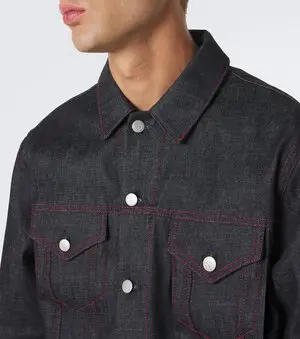 Acne Studios Re-edition Logo Denim Jacket