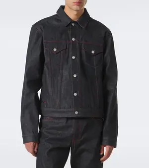 Acne Studios Re-edition Logo Denim Jacket