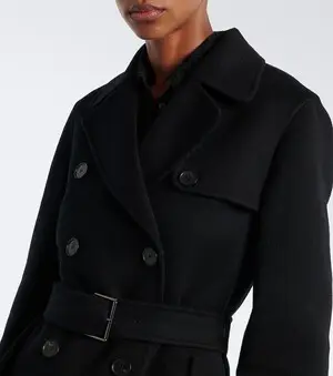 Fendi Double-breasted Wool Coat