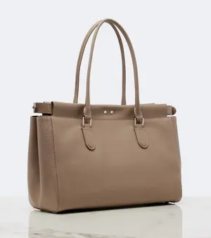 Fendi Peekaboo® Small Leather Shoulder Bag - Beige