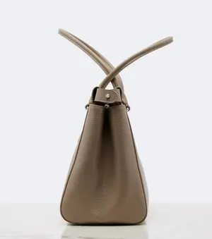Fendi Peekaboo® Small Leather Shoulder Bag - Beige