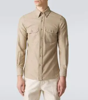 TOM FORD Cotton Moleskin Shirt