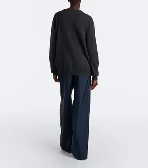 Gucci Web Stripe Silk Track Pants