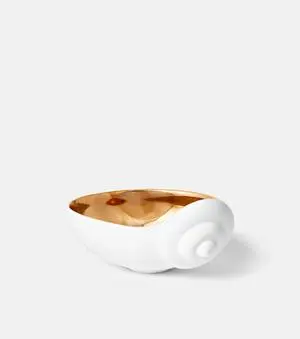 L'Objet X Jessica Mccormack Small Porcelain And 24kt Bowl - Gold