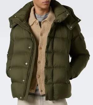 Moncler Maya 70 Hooded Down Jacket - Green