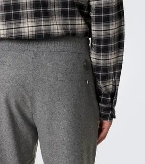Moncler Flannel Straight Pants