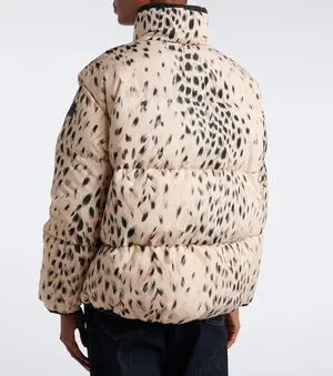 Moncler Printed Technical Down Jacket