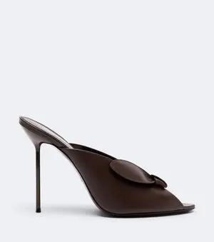 Paris Texas Lidia Bow-detail Leather Mules