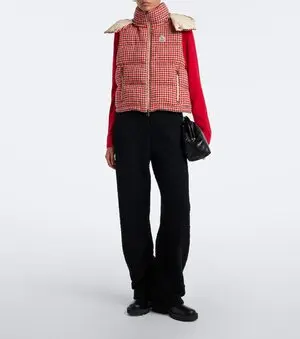 Moncler Bouclé Wide-leg Pants