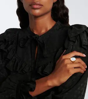 Chloé Oversized Enamel Ring