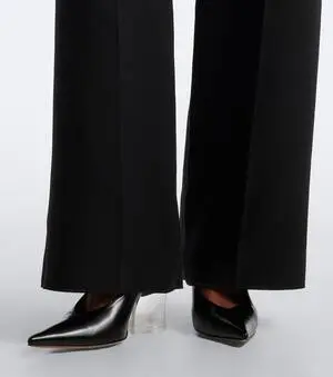 Fendi Leather Wedge Pumps