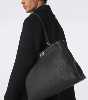 Fendi My Peekaboo® Leather Tote Bag