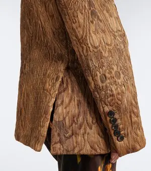 Dries Van Noten Jacquard Double-breasted Jacket