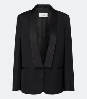 Fendi Virgin Wool Tuxedo Jacket