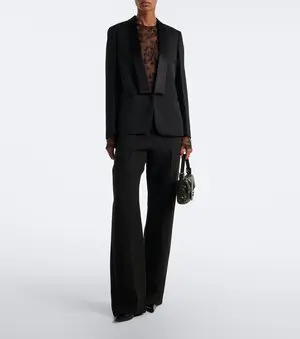 Fendi Virgin Wool Tuxedo Jacket