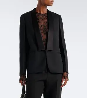 Fendi Virgin Wool Tuxedo Jacket