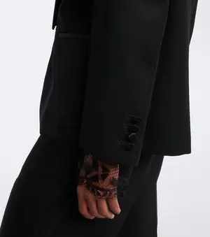 Fendi Virgin Wool Tuxedo Jacket