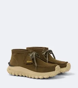 Moncler X Clarks Originals Trailgrip Wallabee Boots - Green