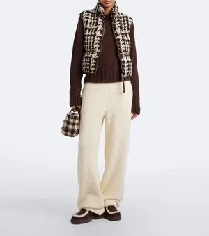 Moncler Alpaca And Wool-blend Sweater - Brown