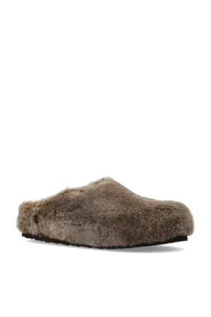 BIRKENSTOCK Amsterdam Wrapped Shearling Os’ Slides