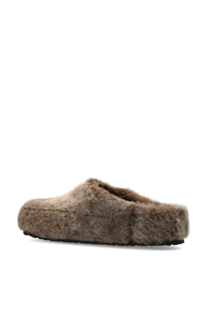 BIRKENSTOCK Amsterdam Wrapped Shearling Os’ Slides